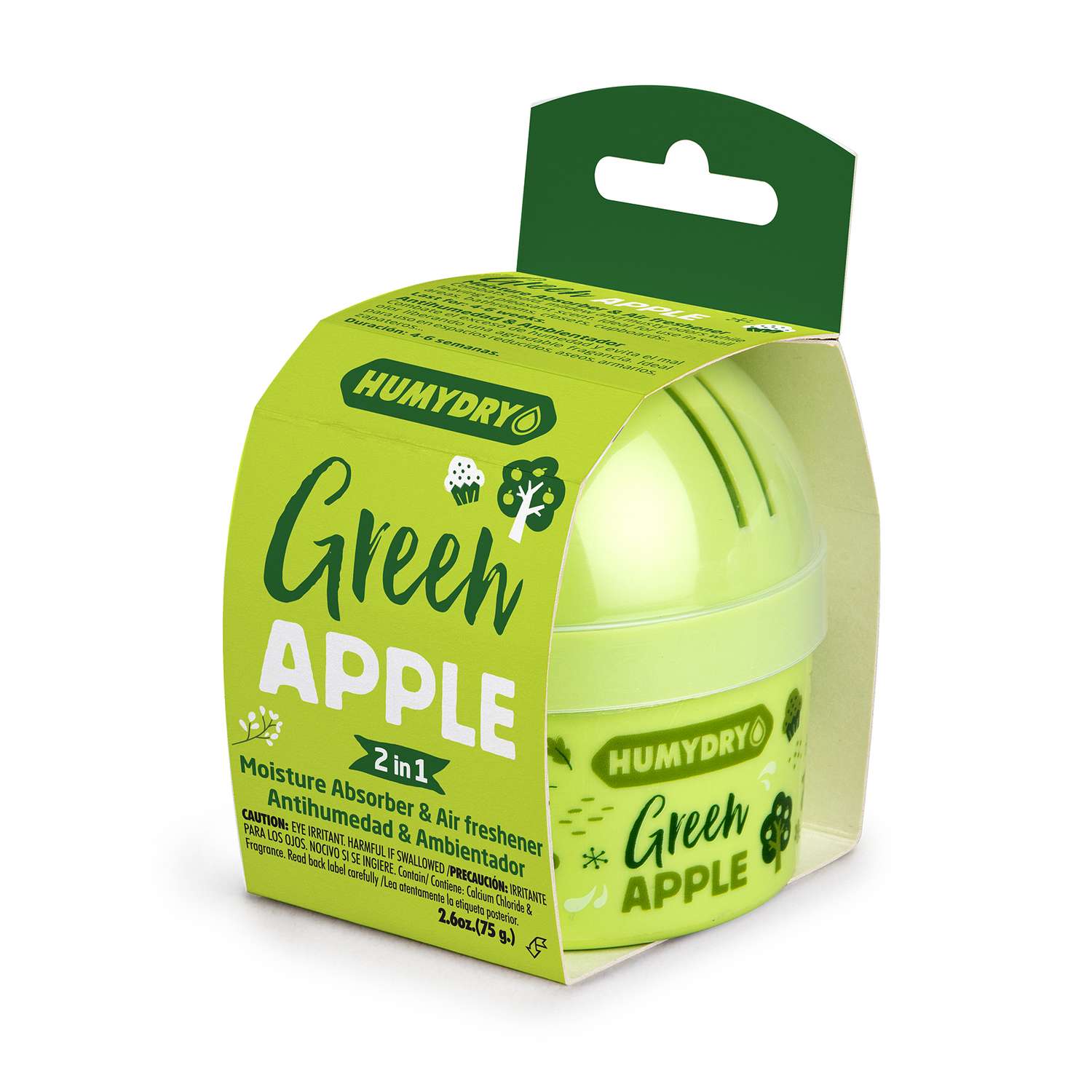 Humydry Green Apple Scent Moisture Absorber & Air Freshener 2.6 oz ...