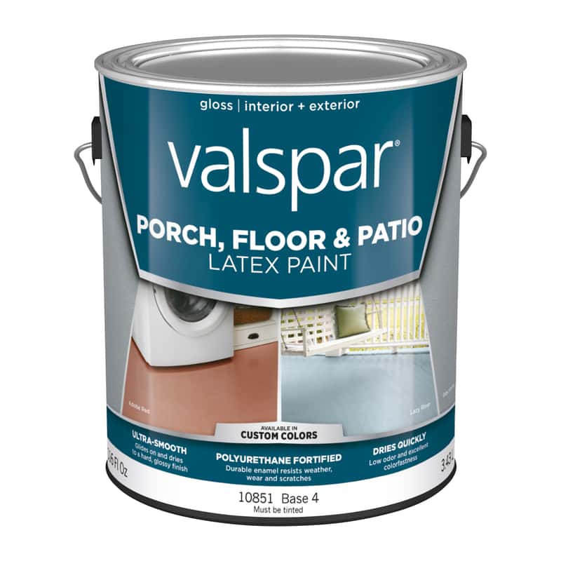 Valspar Gloss Clear Base 4 Latex Porch & Patio Floor Paint 1 gal. - Ace ...