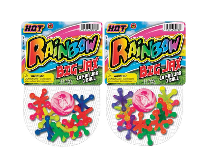 Rainbow Big Jax Plastic Assorted 11 pc - Ace Hardware