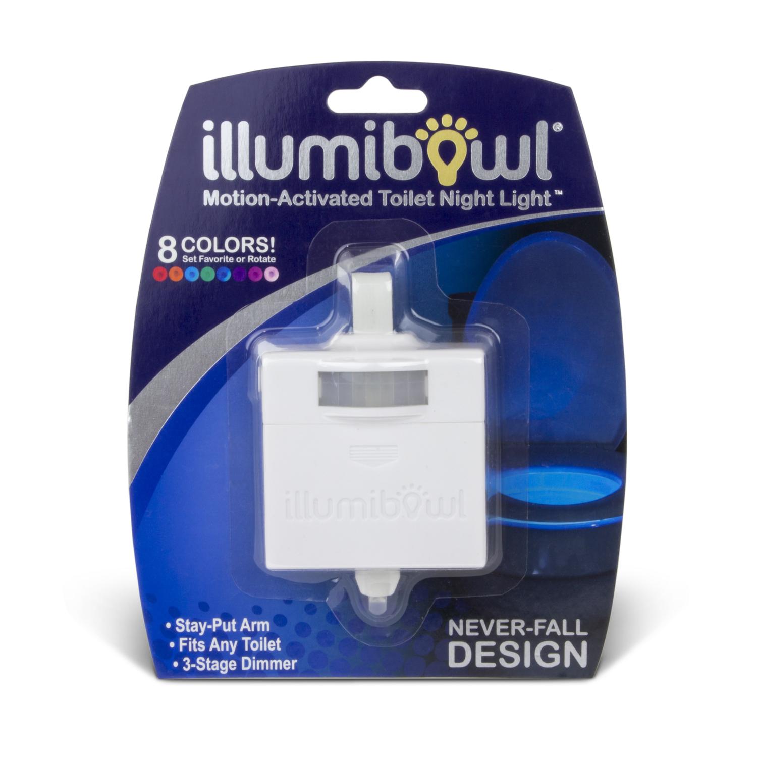 IllumiBowl Automatic Battery Powered LED Color Changing Night Light ...