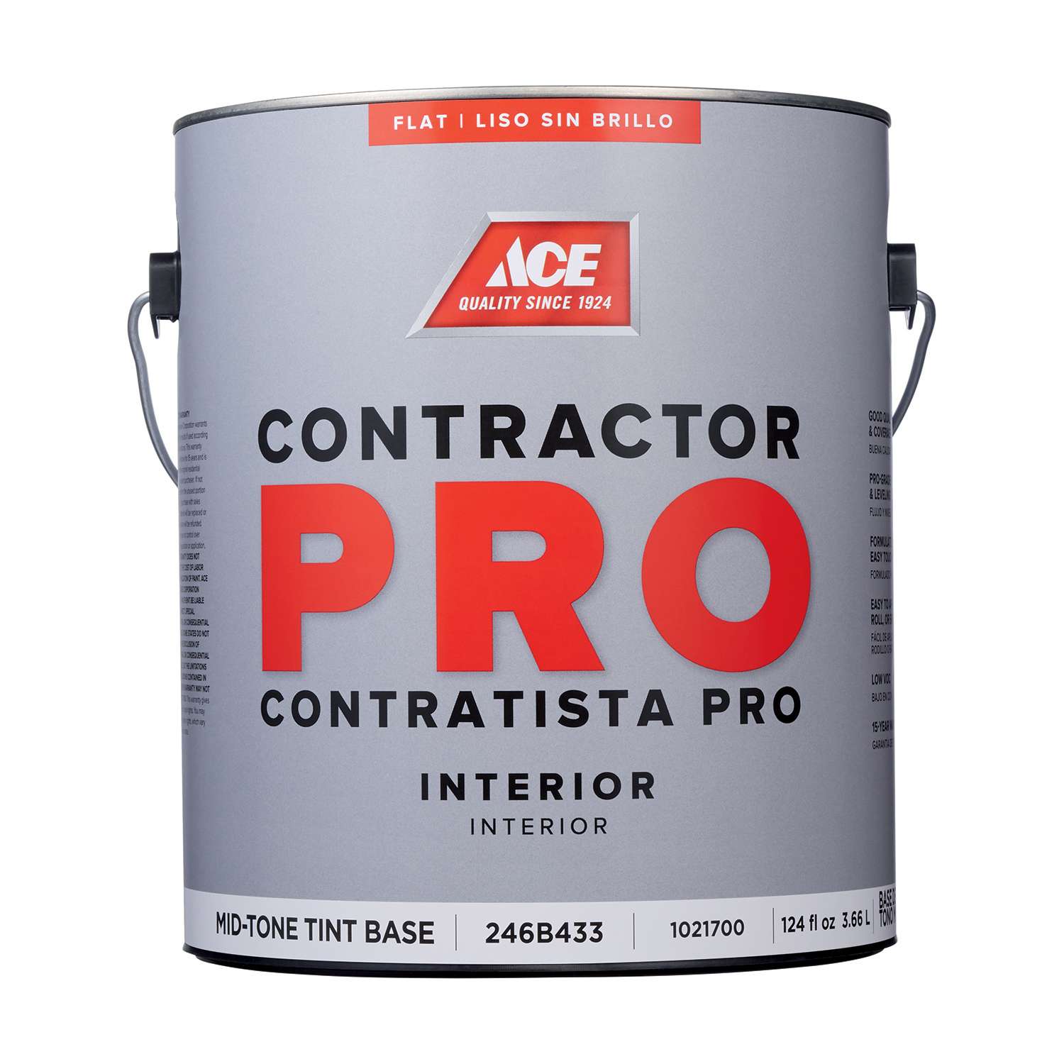 Ace Contractor Pro Flat Tint Base Mid-Tone Base Paint Interior 1 gal ...