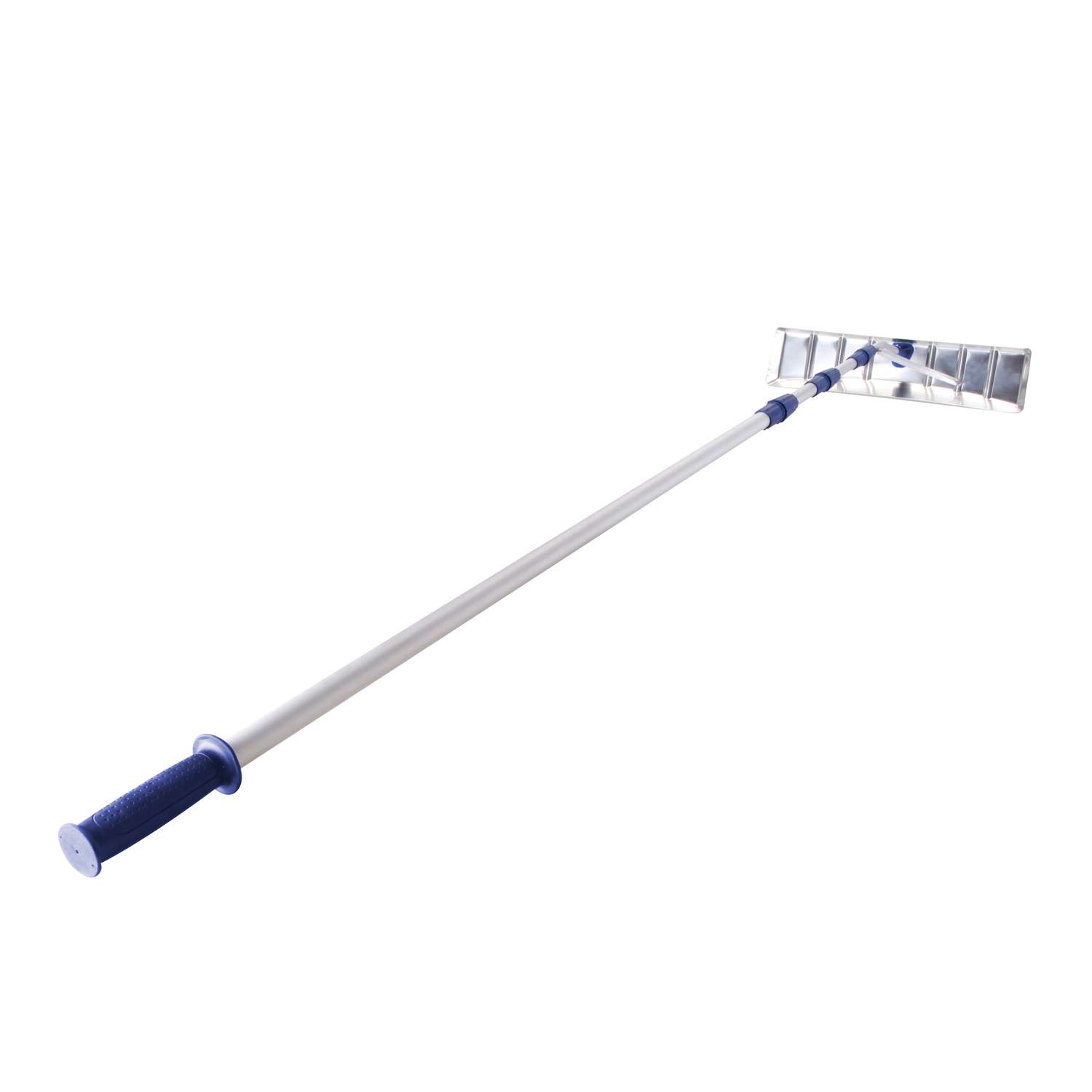 Snow Joe 25 in. W x 21 ft. L Aluminum Roof Rake Telescoping Handle ...