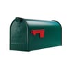 Gibraltar Mailboxes Elite Classic Galvanized Steel Post Mount Green ...