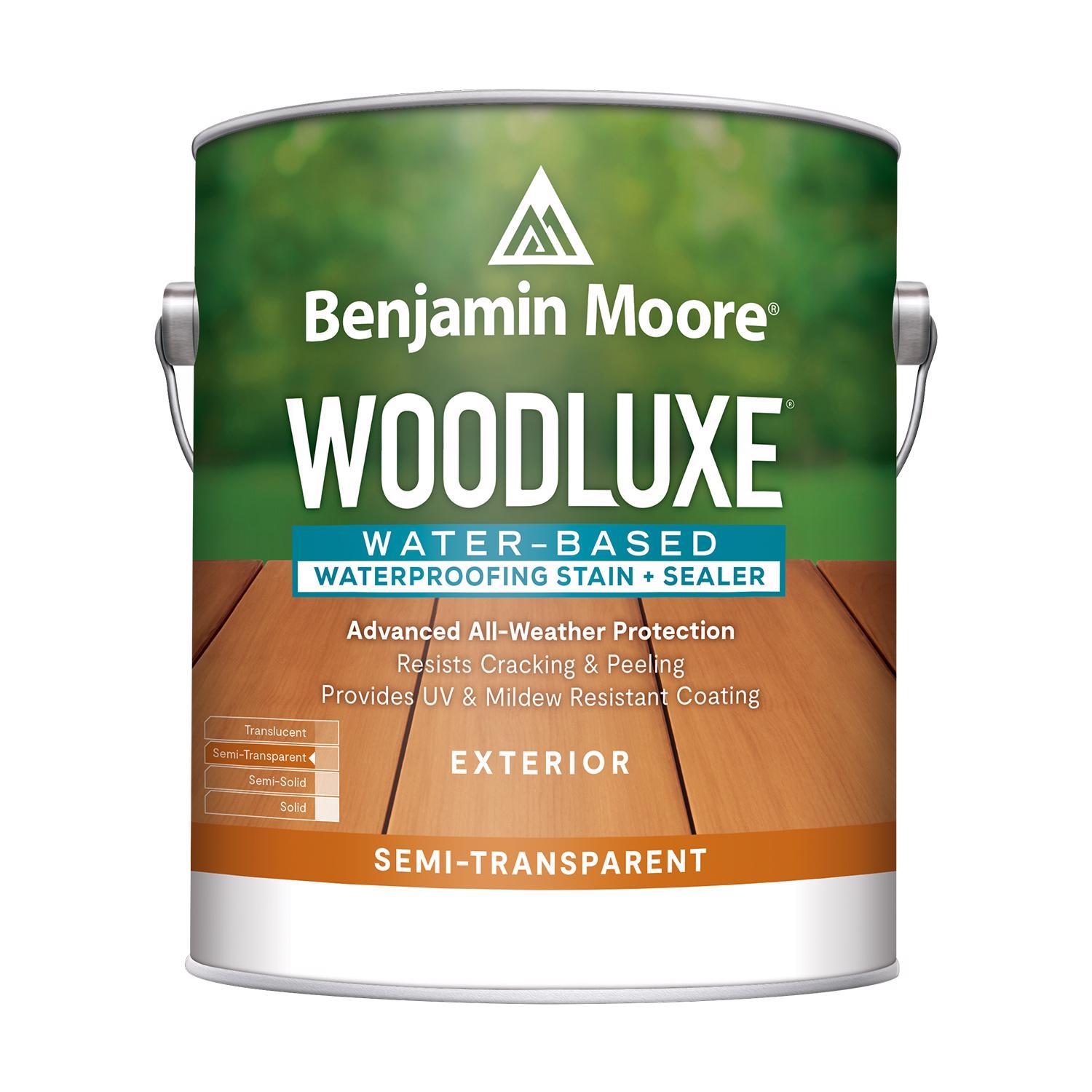 Benjamin Moore Woodluxe Semi-Transparent Clear Tint Water-Based Acrylic ...