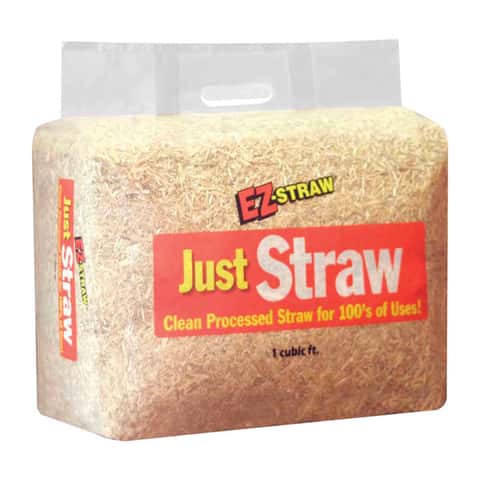 Rhino Seed EZ-Straw Natural Straw Seeding Mulch 1 cu ft Mfr ...