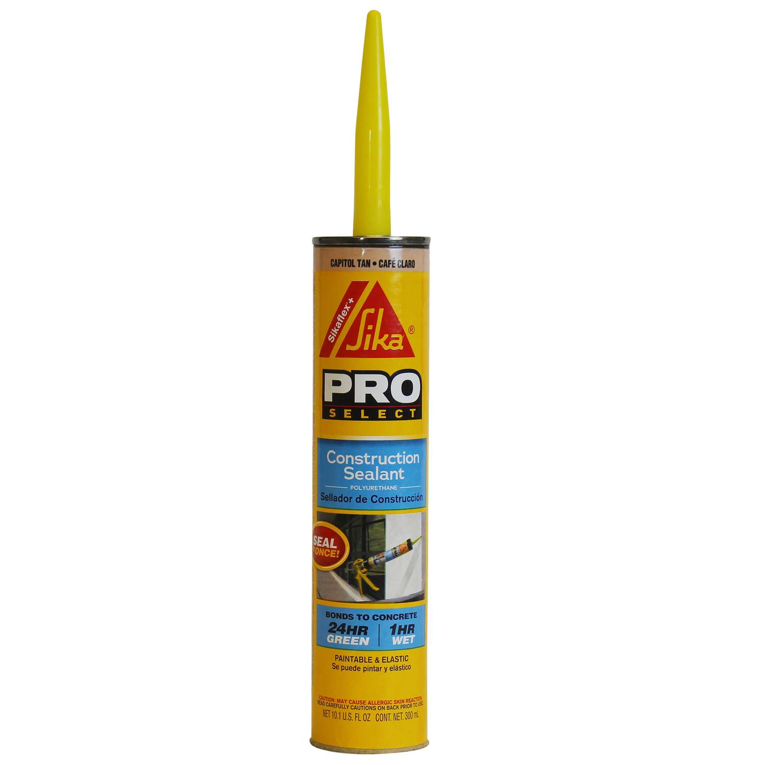 Sika Pro Select Capitol Tan Polyurethane Construction Caulk Sealant 10. ...