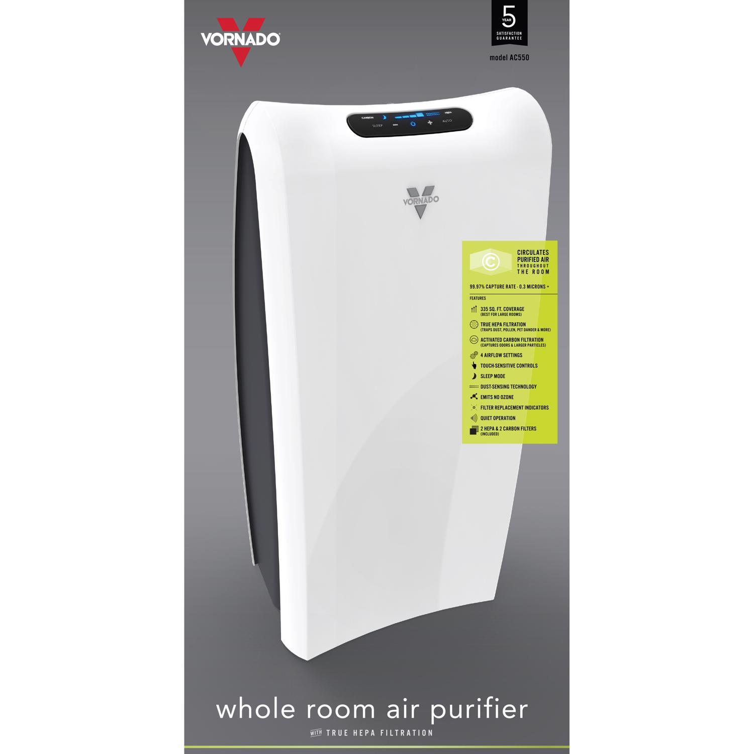 Vornado ac550 true hepa air purifier store