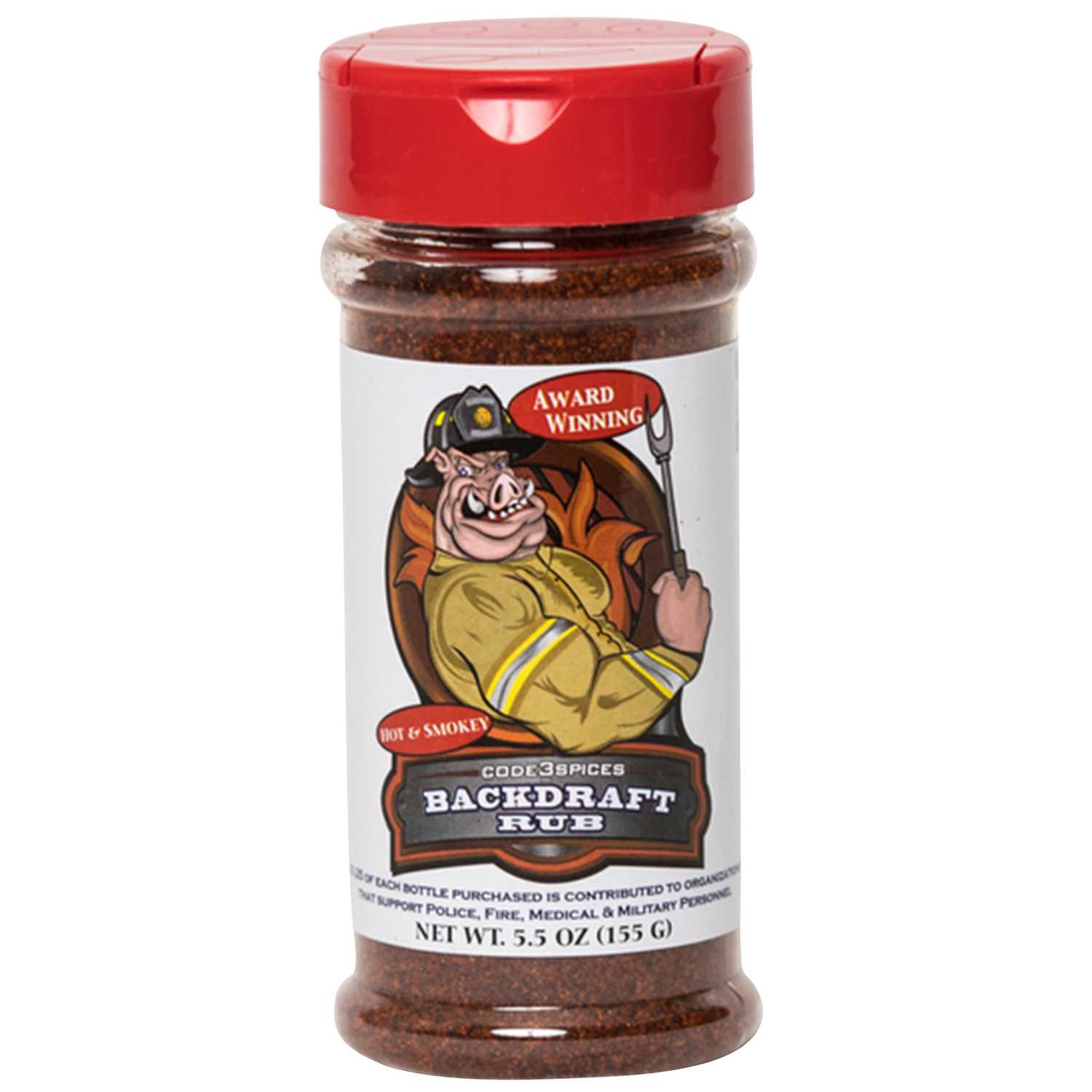Code 3 Spices Backdraft Rub Hot and Smokey BBQ Seasoning 5.5 oz. - Ace ...