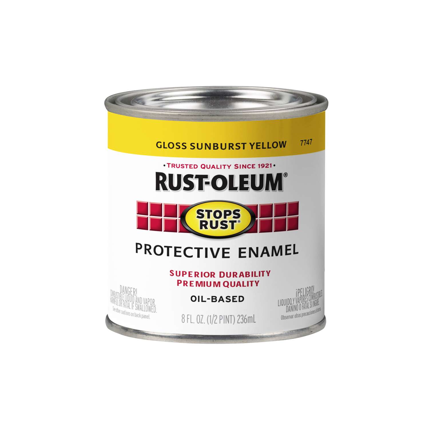 Rust-Oleum Stops Rust Indoor and Outdoor Gloss Sunburst Yellow Oil ...