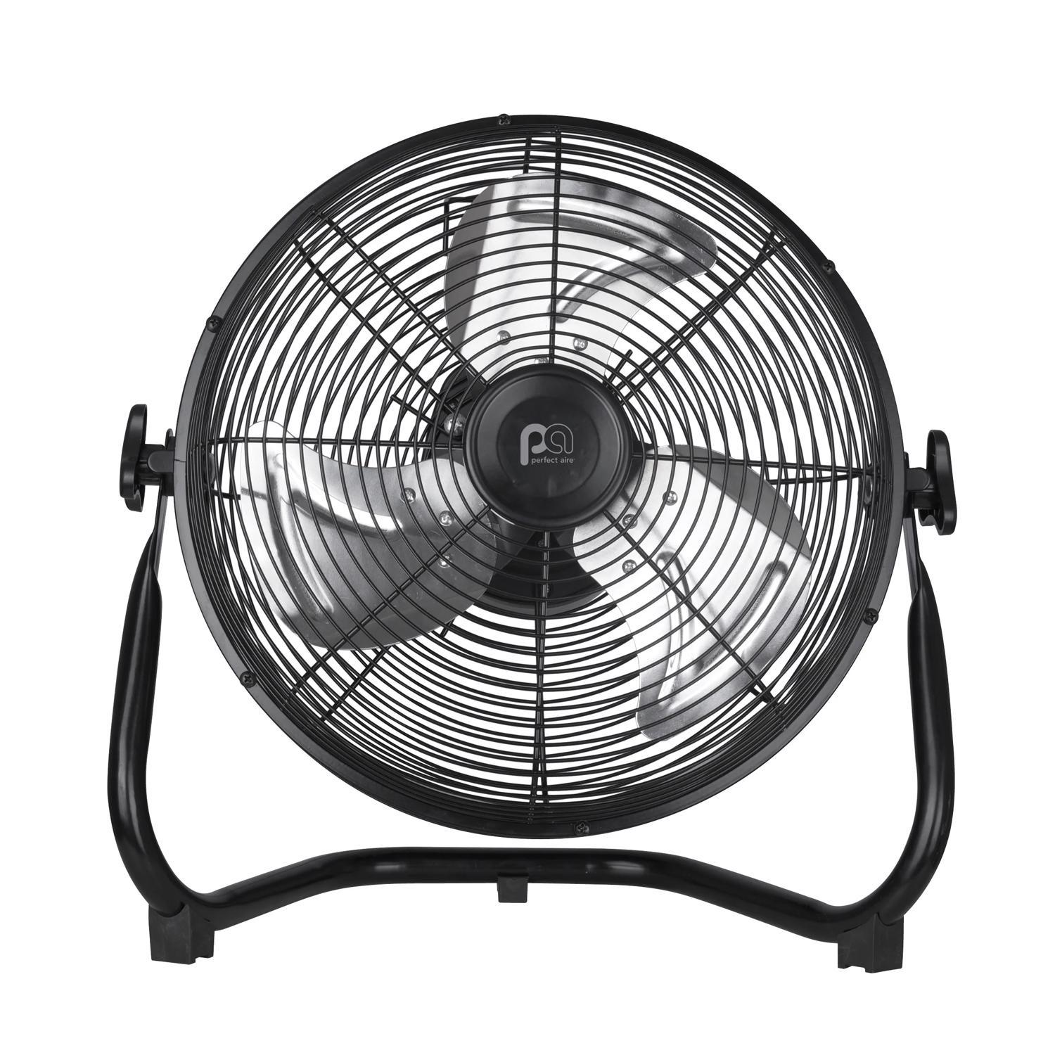 Perfect Aire 15.75 in. H X 12 in. D 3 speed High Velocity Floor Fan Mfr ...