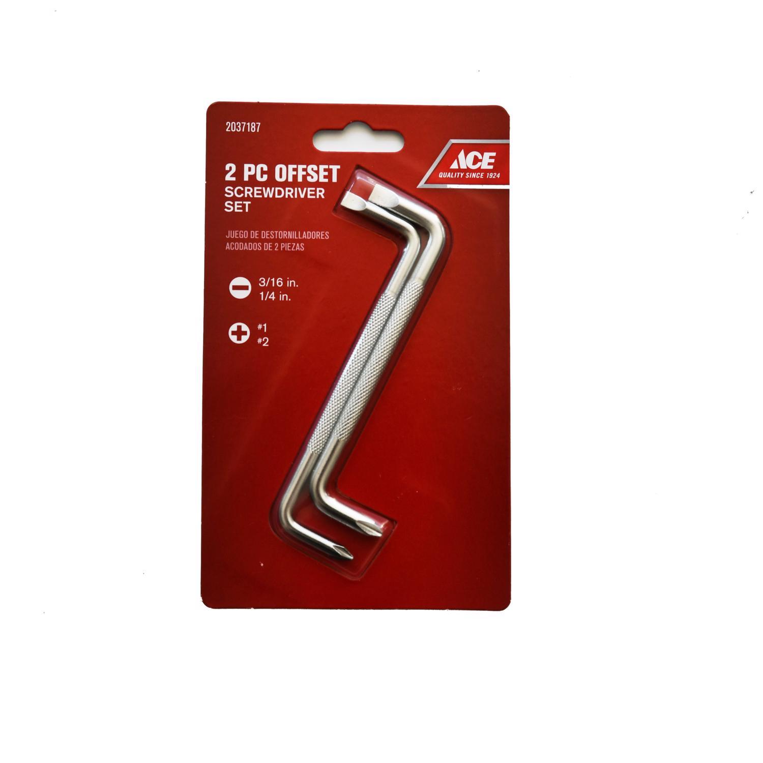 Ace Offset Screwdriver Set 2 pc Mfr# CMSD-2212 - Ace Hardware
