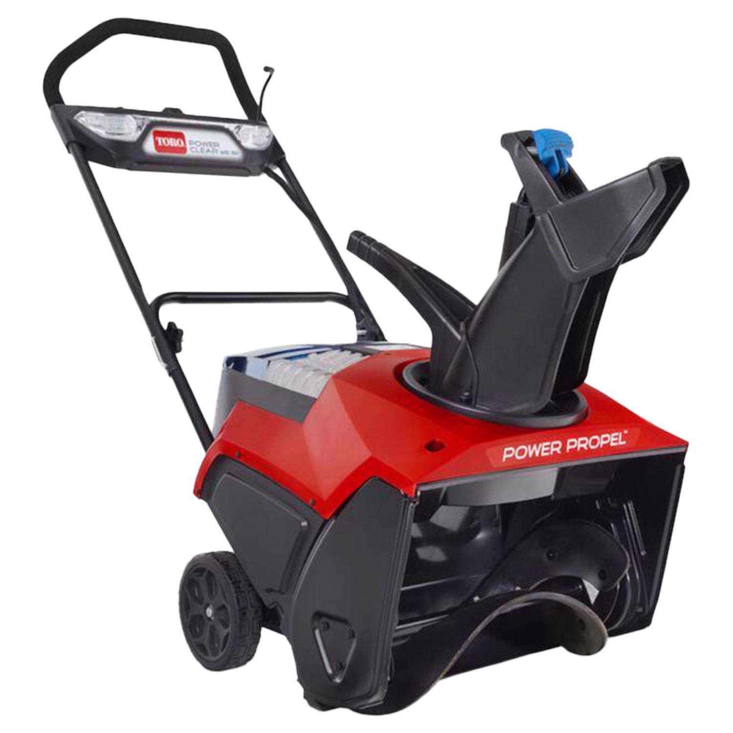 Toro Power Clear 21 in. Single stage 60 V Battery Snow Blower Kit ...