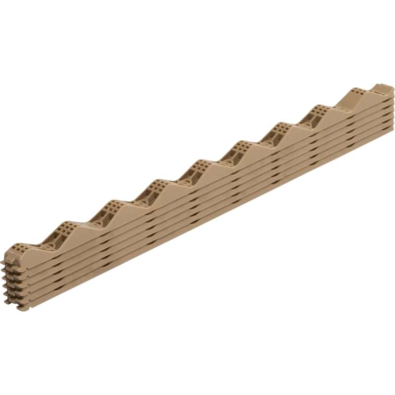 Palruf/Suntop 1-1/4 in. W X 24 in. L Plastic Horizontal Closure Strips ...