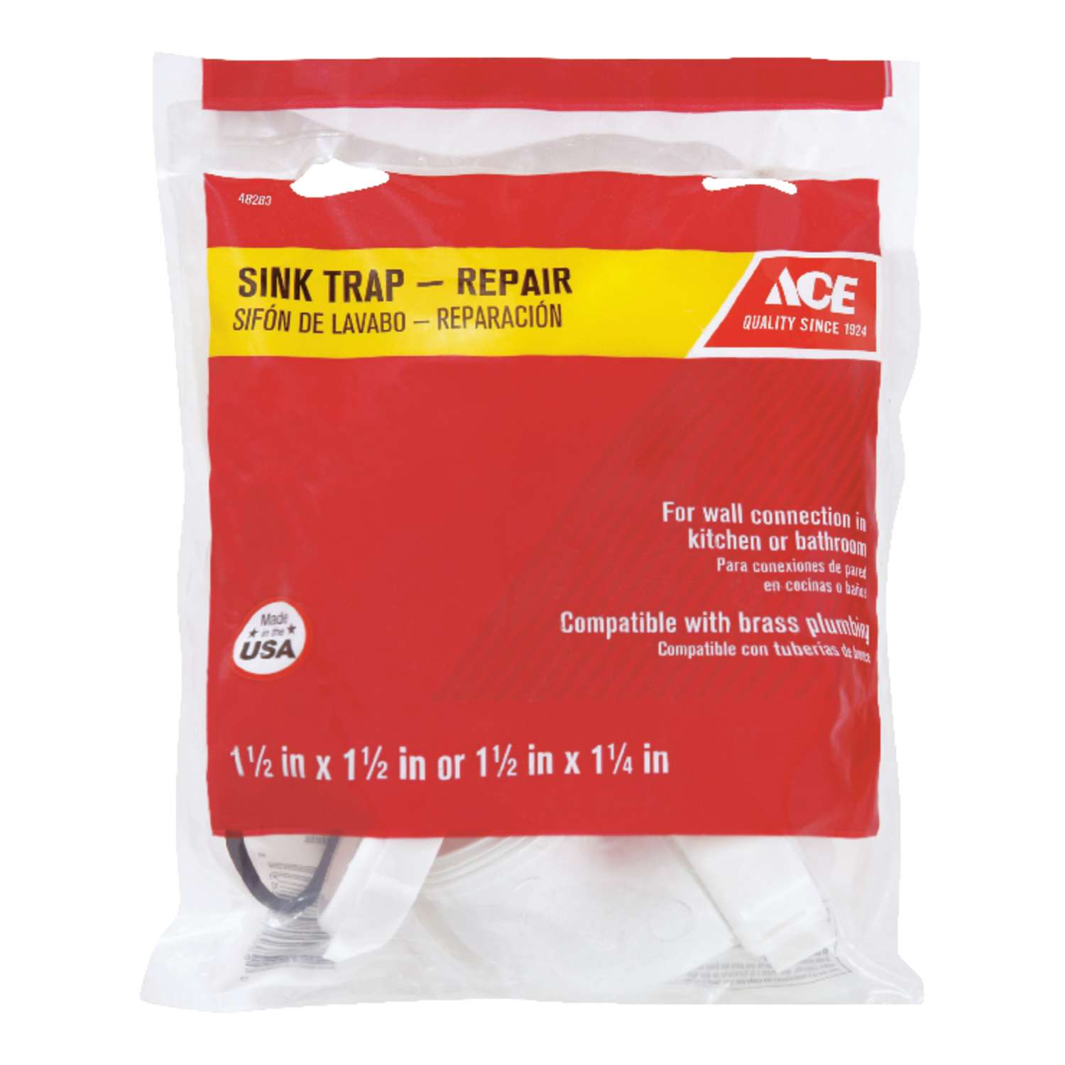 Ace 1-1/2 in. D Plastic Sink Trap - Ace Hardware