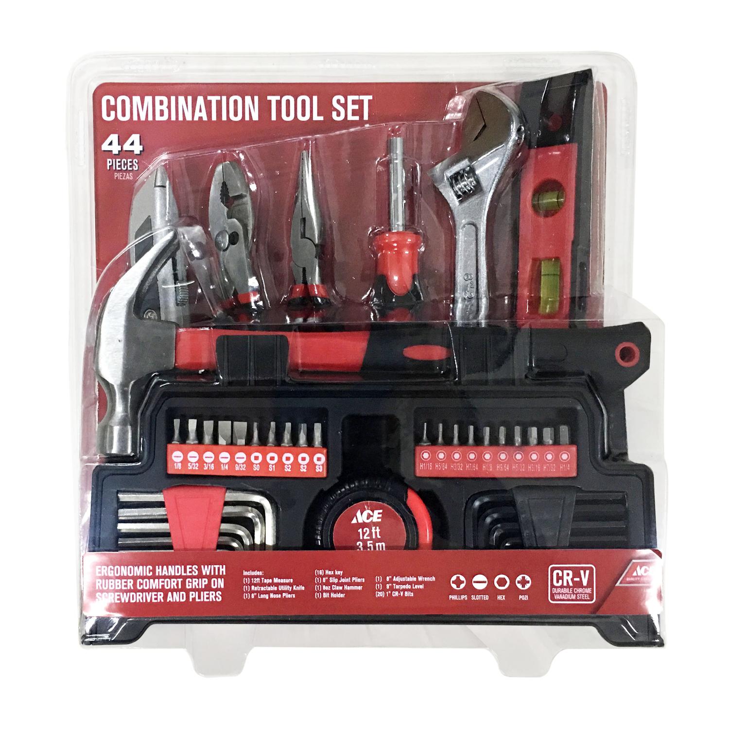 Ace Combination Tool Set 44 pc Mfr DR73211B Ace Hardware