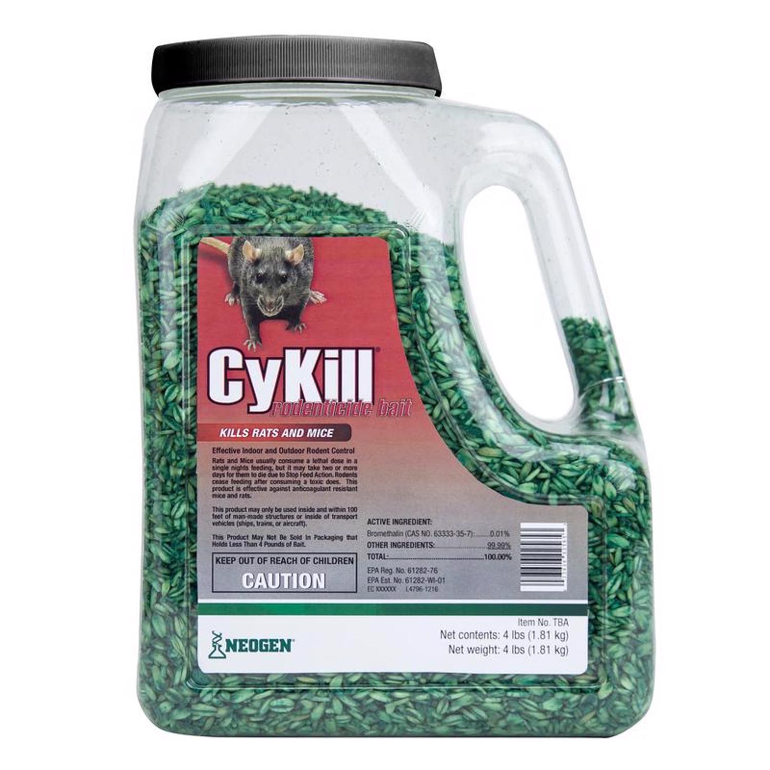 CyKill Toxic Rodenticide Bait Pellets For Mice and Rats 4 lb 1 pk Mfr ...