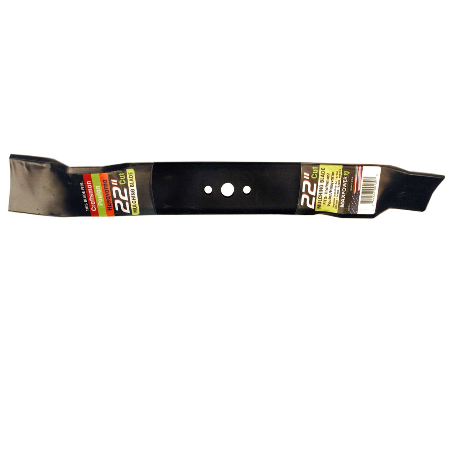 MaxPower 22 in. Mulching Mower Blade For Walk-Behind Mowers 1 pk - Ace ...