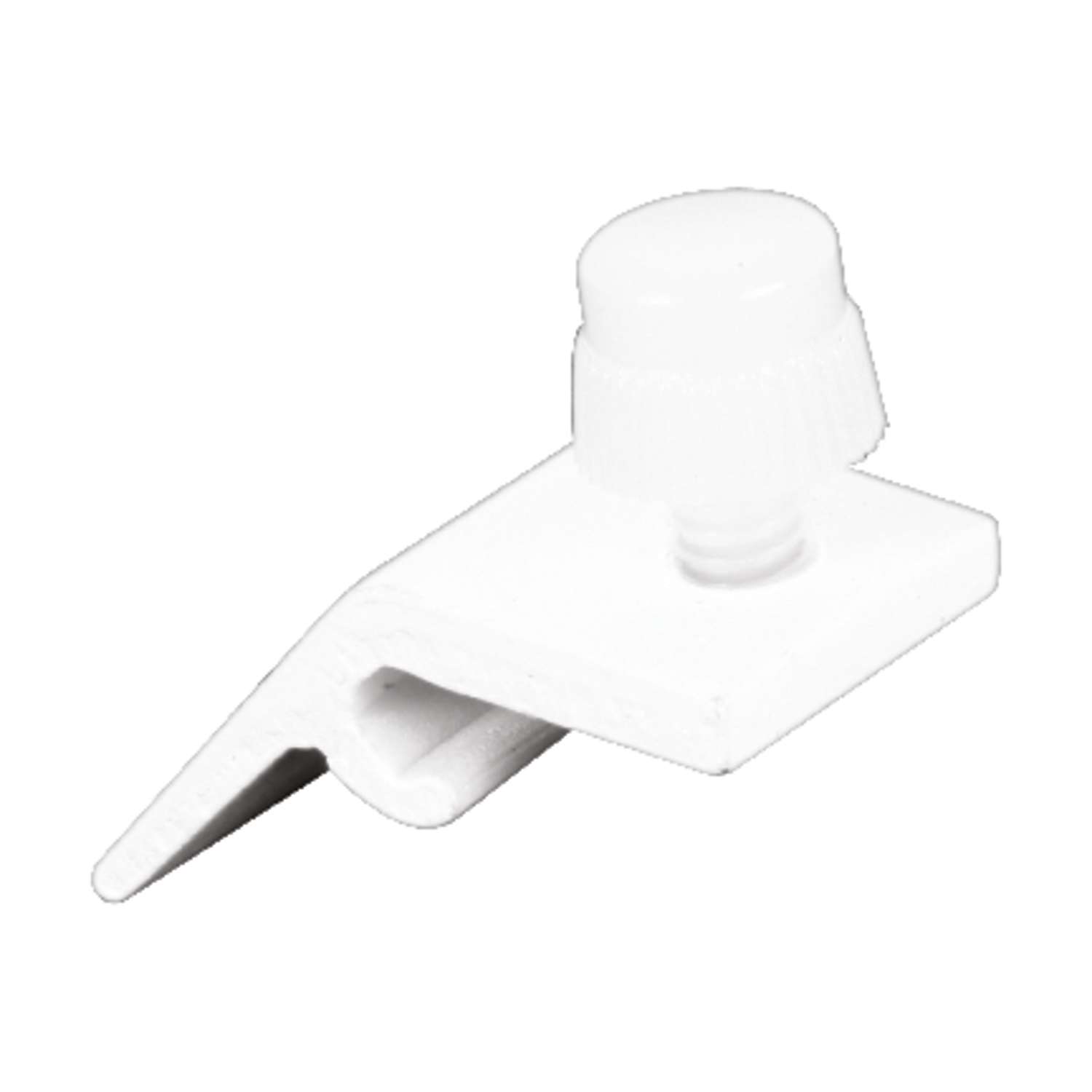 Prime-Line White Aluminum/Plastic Panel Clip For 1/2 inch 4 pk - Ace ...
