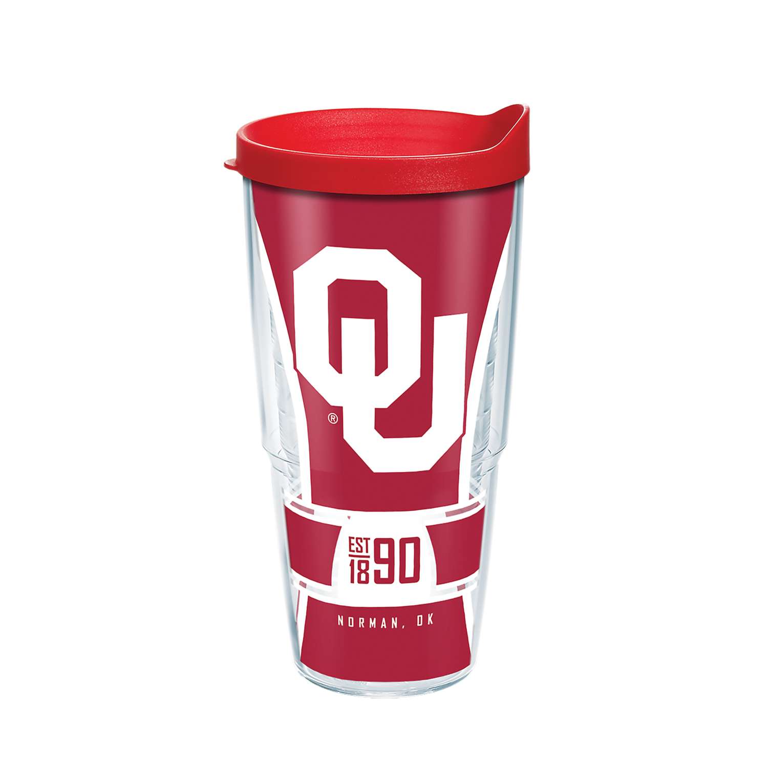 Tervis Collegiate 24 oz Multicolored BPA Free Oklahoma Sooners Spirit ...