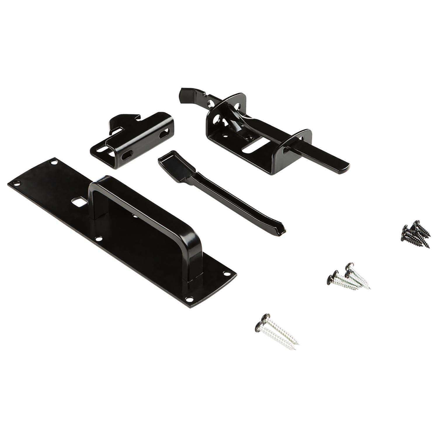 National Hardware 12.6 in. H X 6.3 in. W Steel Thumb Gate Latch - Ace ...