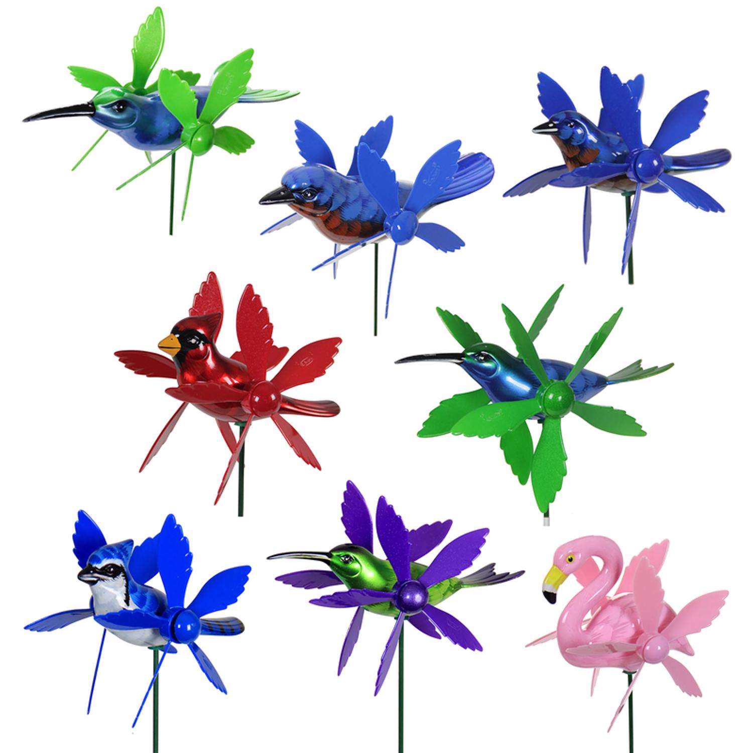 Exhart WindyWings Assorted Plastic 29 in. H X 3.5 in. L X 7 in. W ...