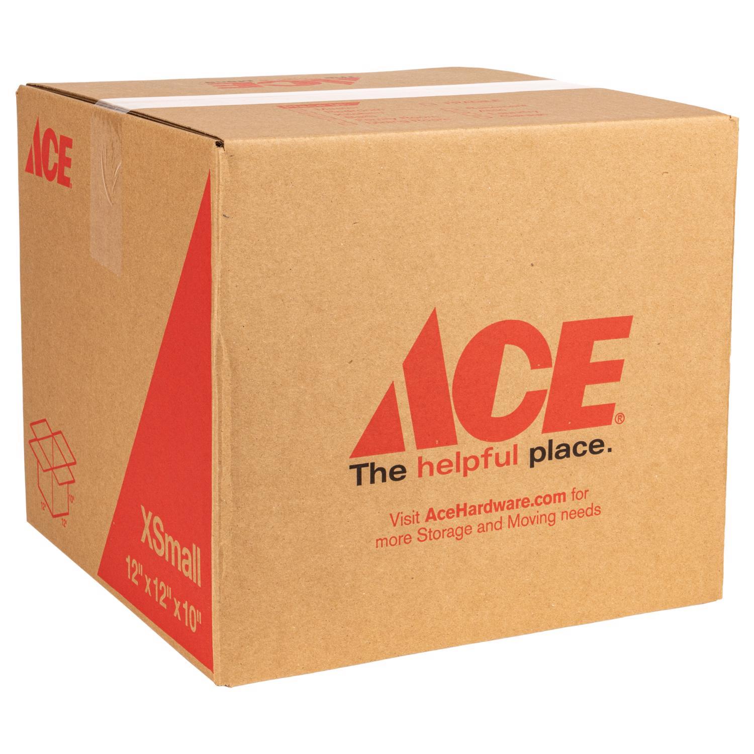 Ace 10.5 in. H X 12 in. W X 12 in. L Cardboard Corrgugated Box 1 pk Mfr ...