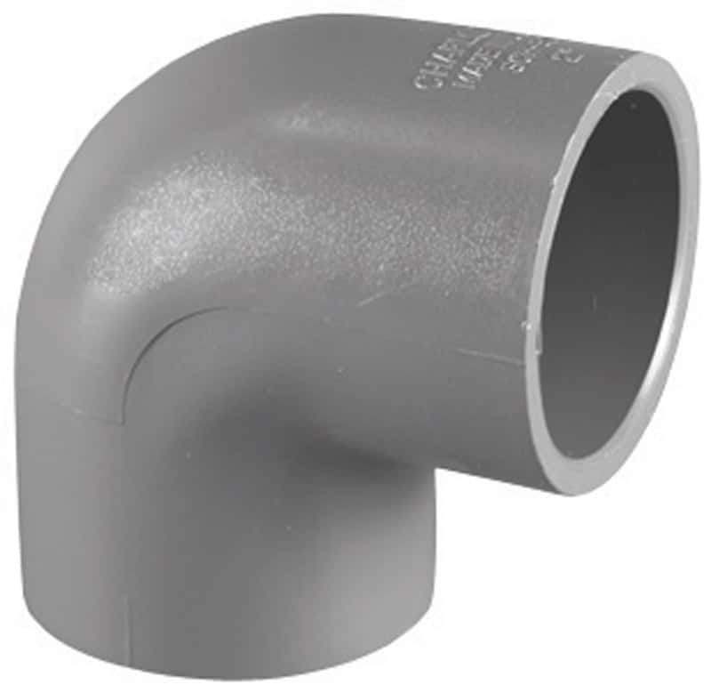 Charlotte Pipe Schedule 80 3/4 in. Slip x 3/4 in. Dia. Slip PVC Elbow ...