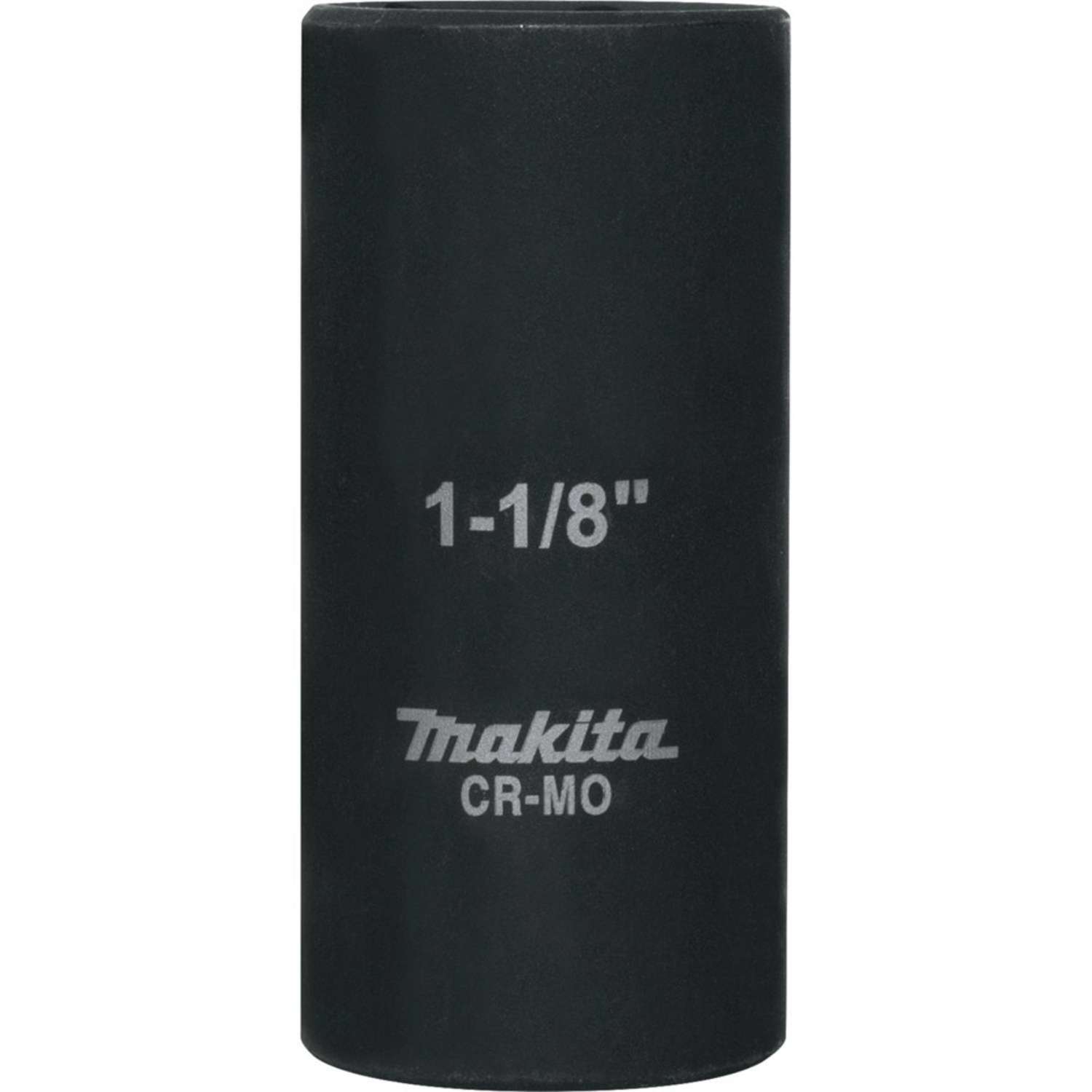 Makita 1-1/8 in. X 1/2 in. drive SAE 6 Point Deep Well Socket 1 pc ...