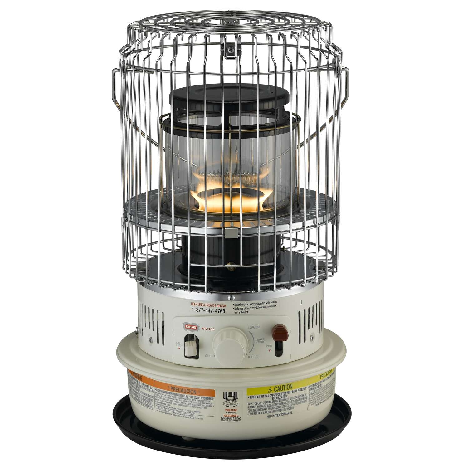 Dyna-Glo 10500 Btu/h 500 sq ft Convection Kerosene Portable Heater ...