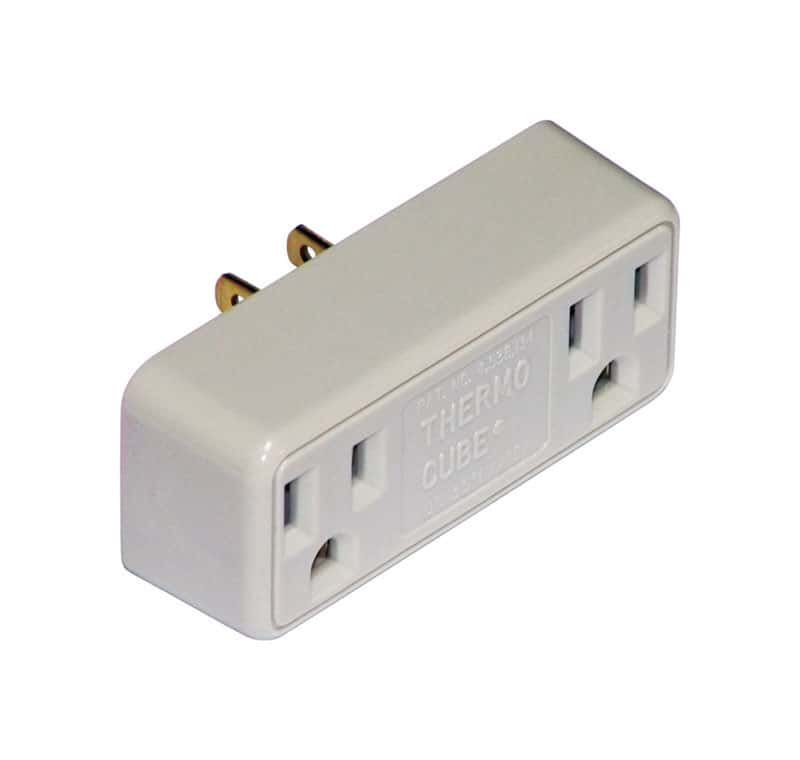 Thermocube Non-Polarized 2 outlets Thermostatically Controlled Outlet 1 ...