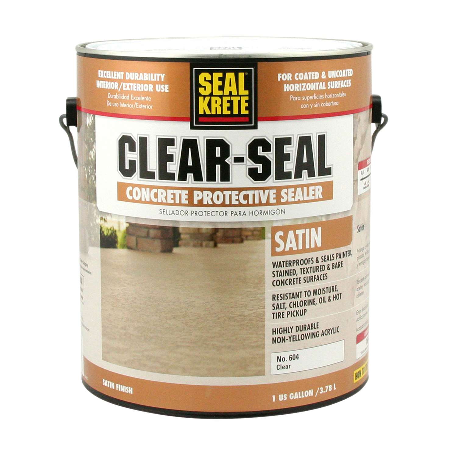 Seal-Krete Satin Clear Concrete Sealer 1 gal - Ace Hardware