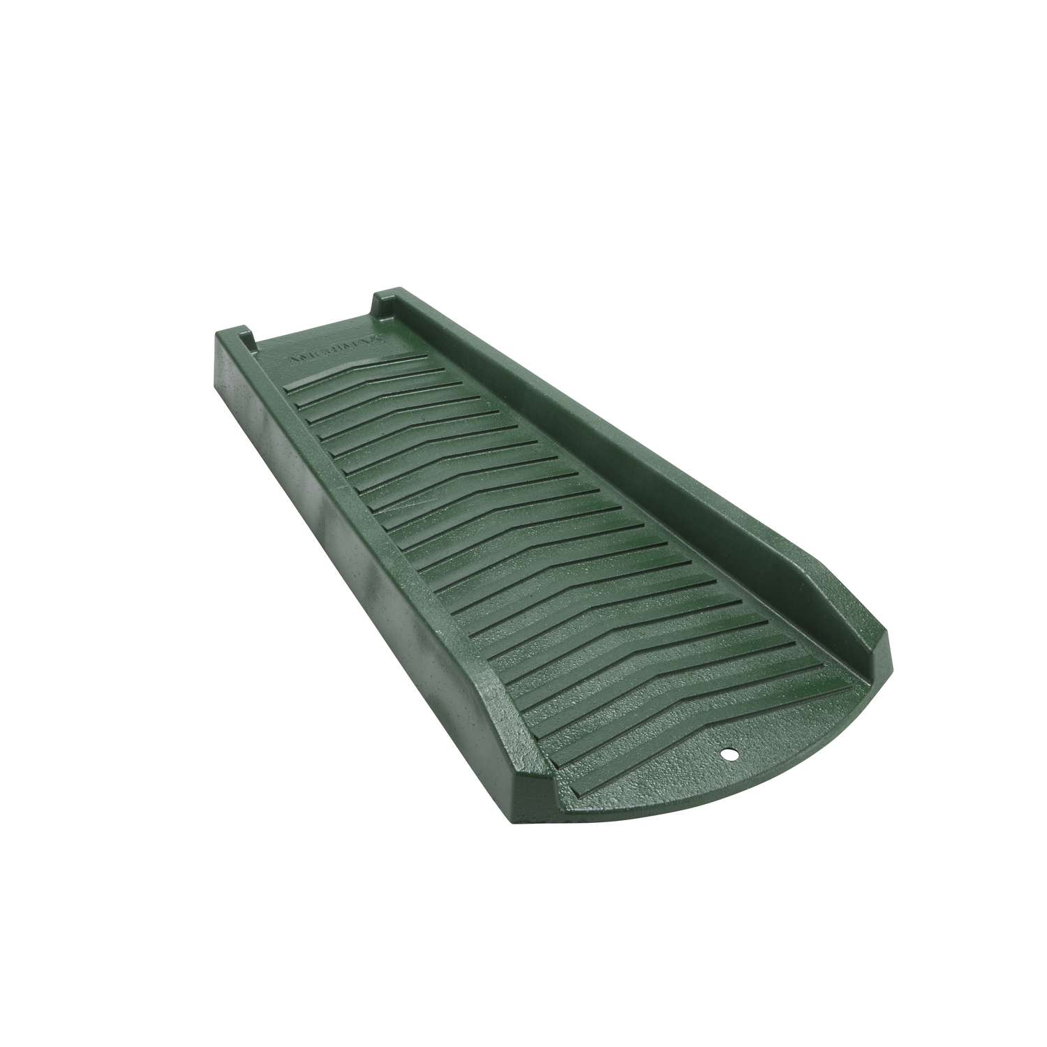 Amerimax 2.5 in. H X 11.5 in. W X 24 in. L Green Vinyl Splash Block ...