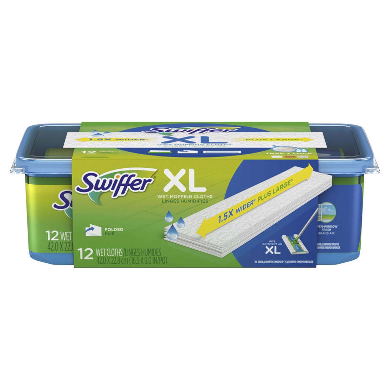 Swiffer Sweeper XL 5.4 in. Wet Microfiber Mop Refill Pad 12 pk - Ace ...