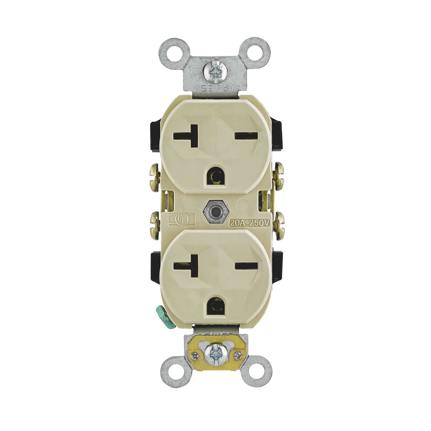 Leviton 20 amps 250 V Duplex Ivory Outlet 6-20R 1 pk - Ace Hardware