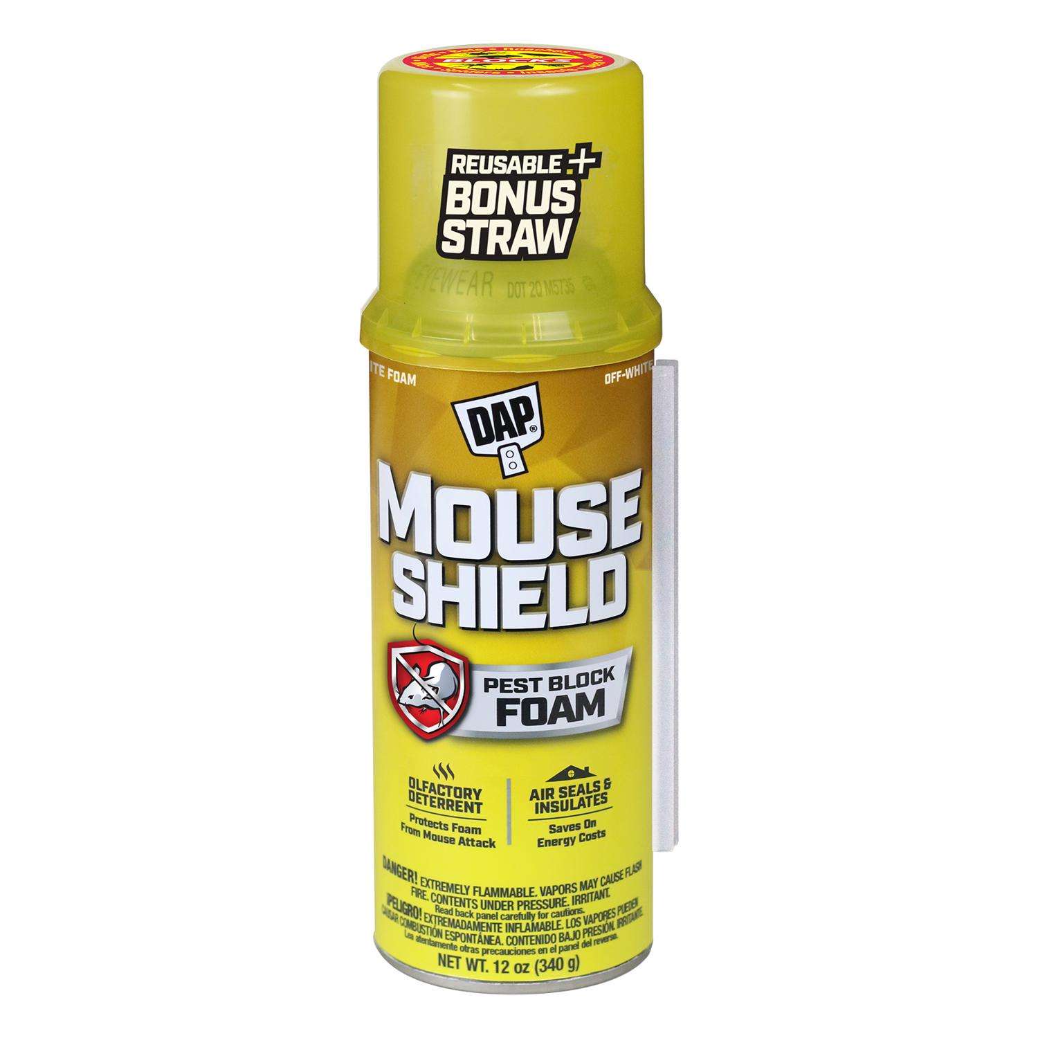 Touch 'n Foam Mouse Shield Off White Polyurethane Foam Foam Sealant 12 ...