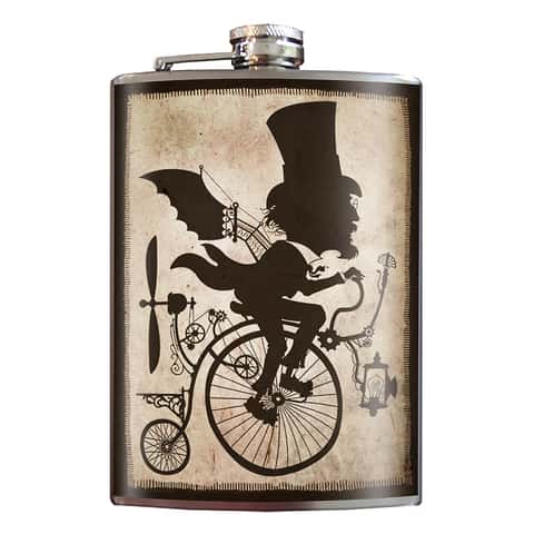 Trixie & Milo 8 oz Brown Stainless Steel Hip Flask - Ace Hardware