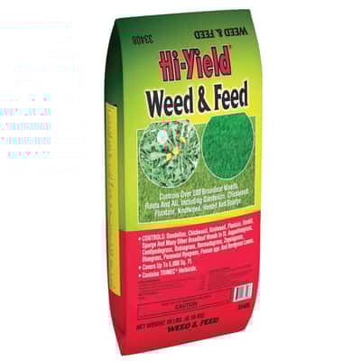 Hi-Yield 15-0-10 Weed & Feed Lawn Fertilizer For All Grasses 5000 sq ft ...