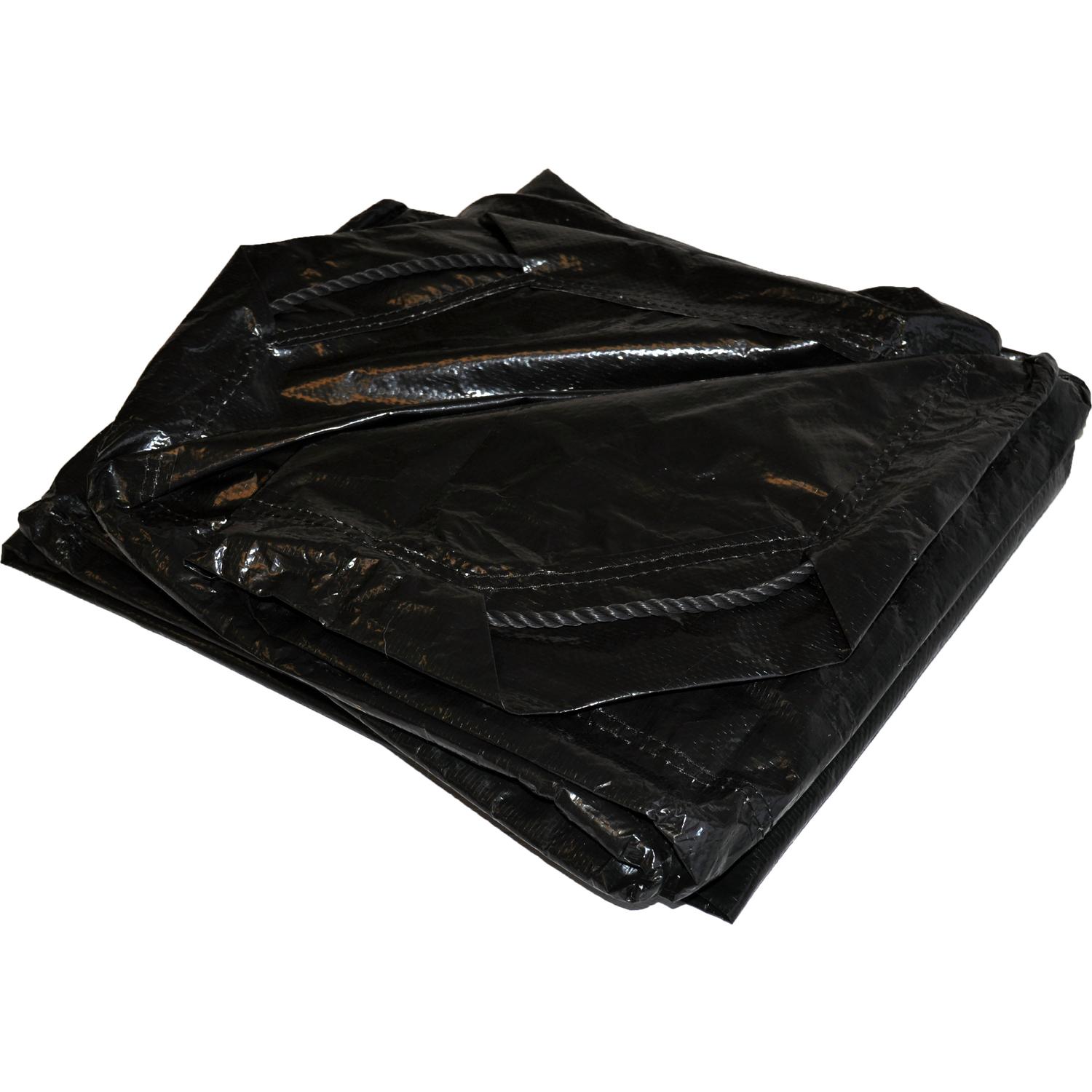 Foremost Dry Top 6 ft. W X 6 ft. L Heavy Duty Polyethylene Tarp Black ...