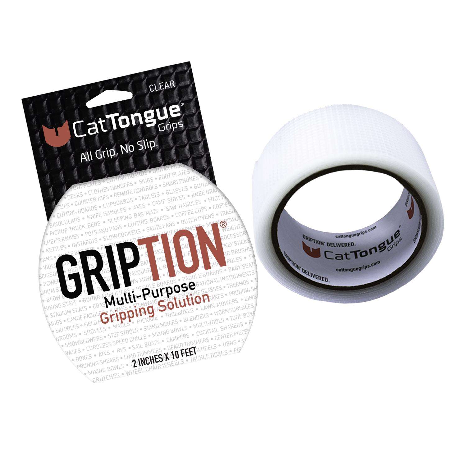 CatTongue Grips Gripton Clear Anti-Slip Tape 2 in. W X 10 ft. L 1 pk ...