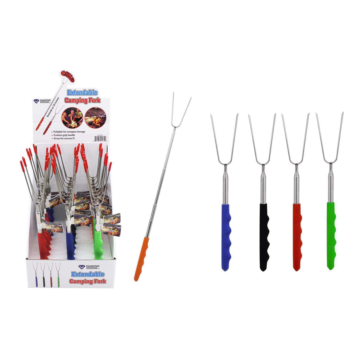 Diamond Visions Assorted Extendable Camping Fork 23 in. L 1 pk - Ace ...