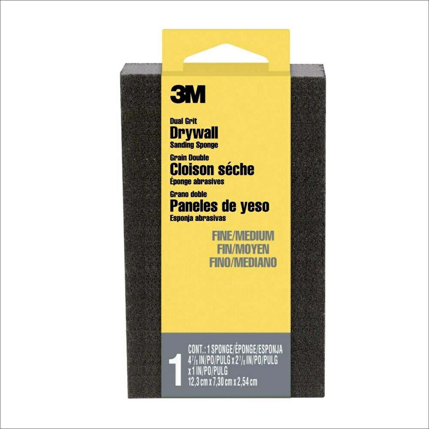3M 4-7/8 in. L X 4-7/8 in. W X 1 in. Assorted Sanding Sponge - Ace Hardware