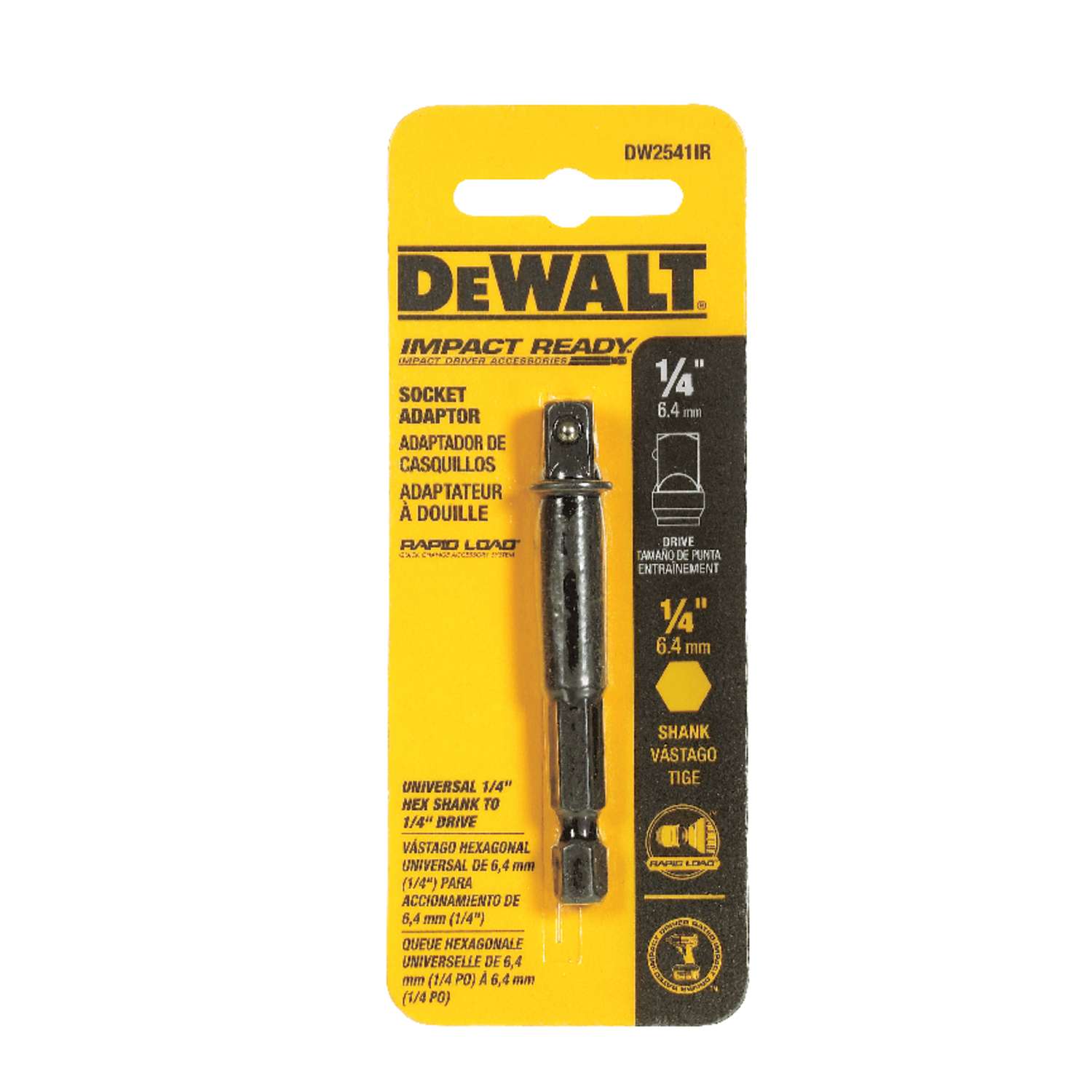 DeWalt Impact Ready High Speed Steel Socket Adapter 1 pk - Ace Hardware