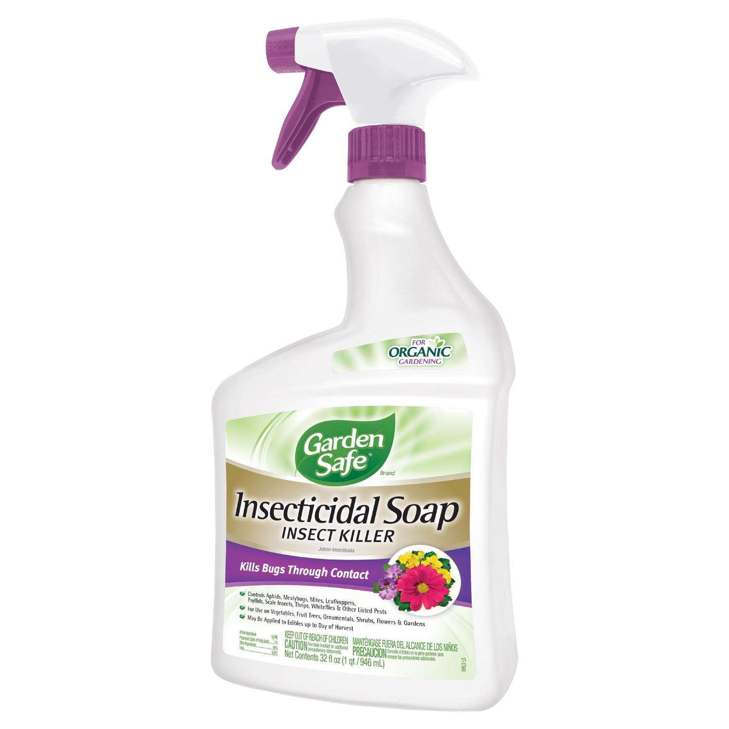 Garden Safe Organic Insect Killing Soap Spray 32 oz - Ace Hardware