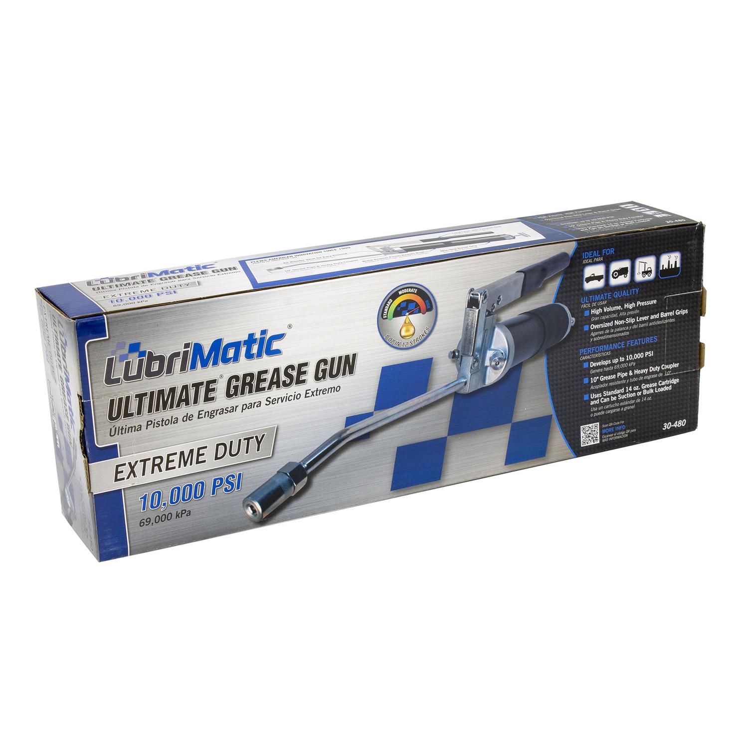 LubriMatic Ultimate Manual Grease Gun 14 oz Mfr# LUBR30480 - Ace Hardware