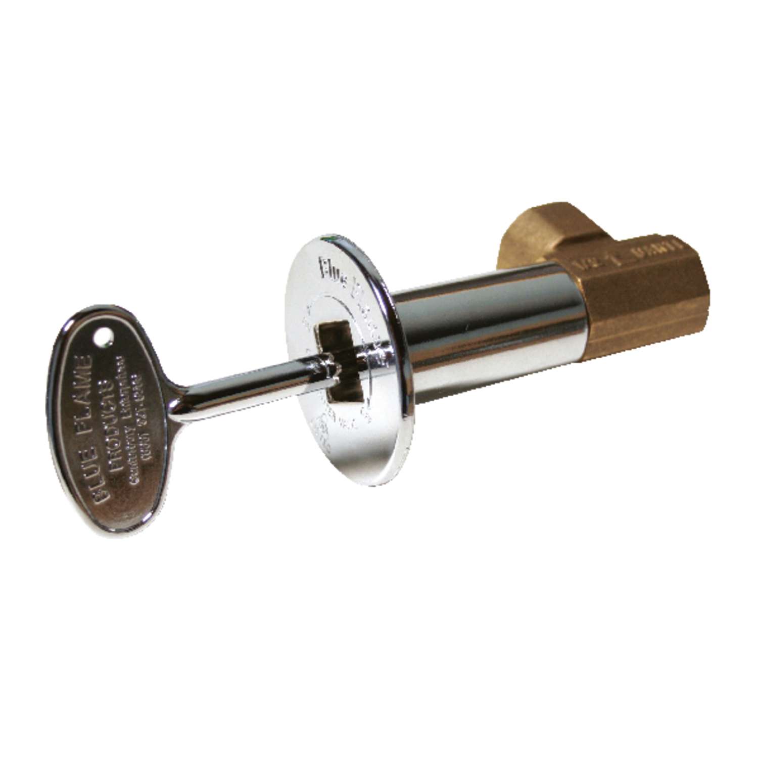 Canterbury 0.5 in. Polished Chrome Angled Gas Valve - Ace Hardware
