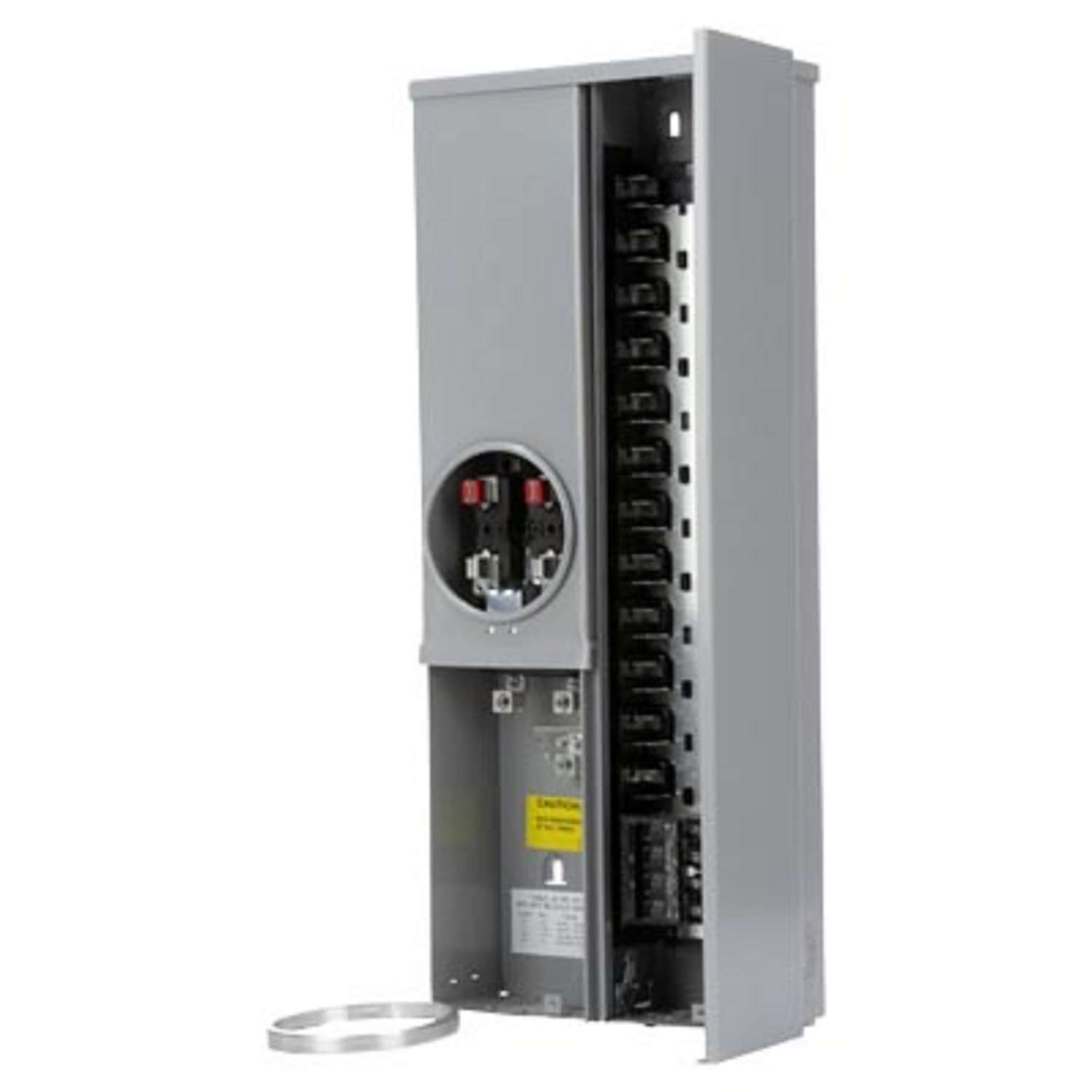 Siemens 200 amps 120/240 V 24 space 42 circuits Surface Mount Meter ...