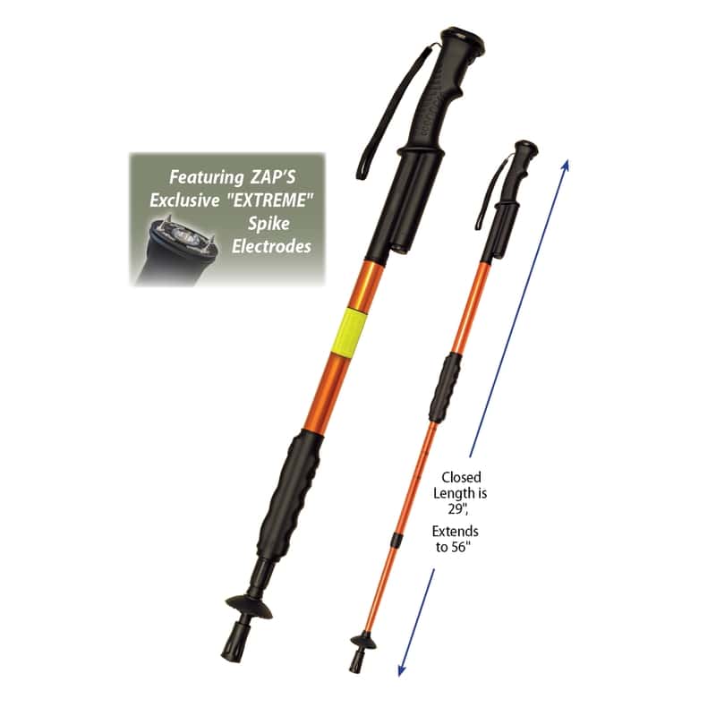 ZAP Black/Orange Aluminum Stun Gun - Ace Hardware