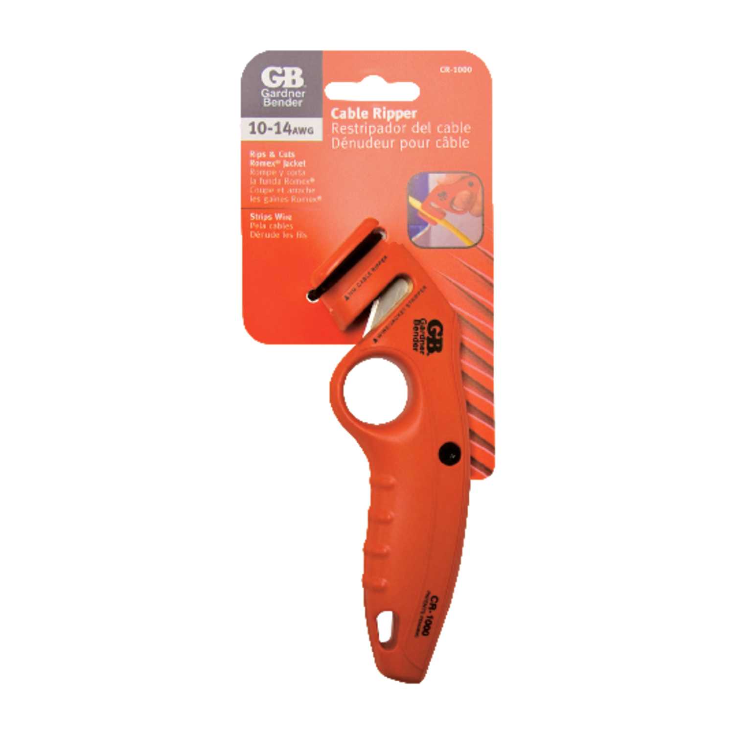 Gardner Bender 10-14 Ga. 4 in. L Cable Ripper - Ace Hardware