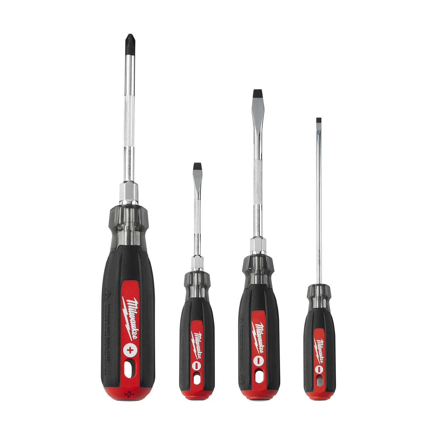 Milwaukee 6 in. L Phillips/Slotted Screwdriver Set 4 pc - Ace Hardware