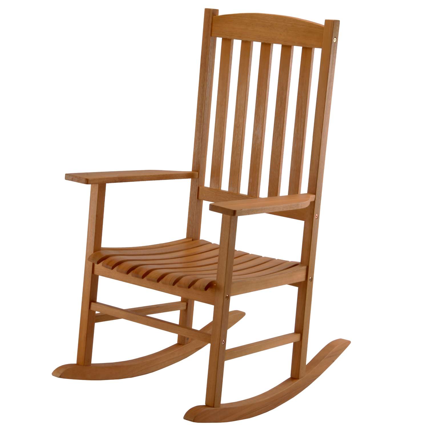National Outdoor Living Brown Wood Frame Rocking Chair - Ace Hardware